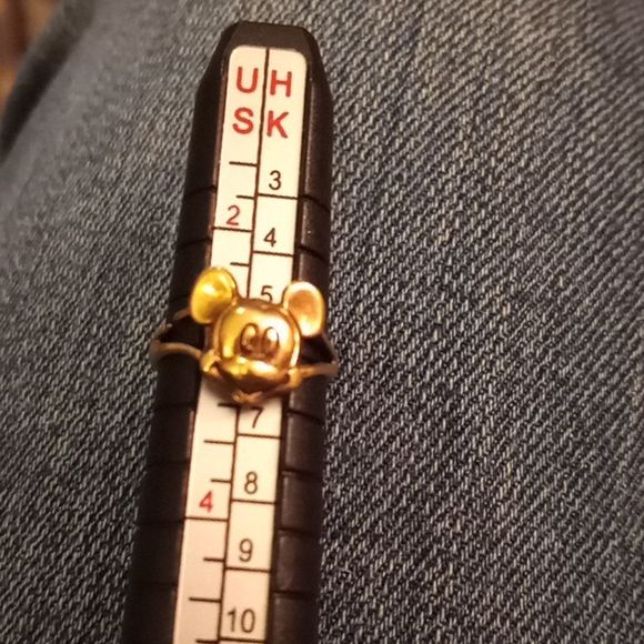 Walt Disney | Accessories | Gold Mickey Mouse Ring | Poshmark